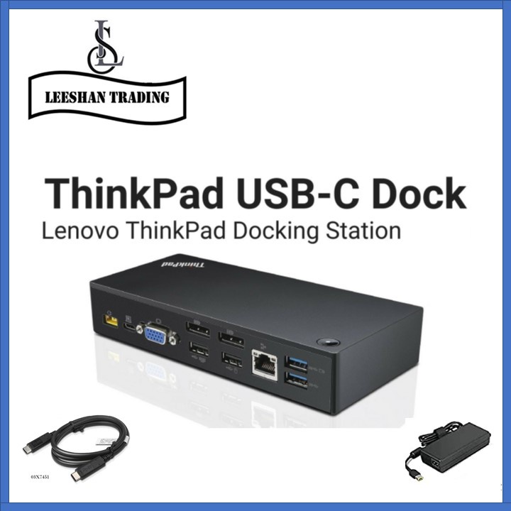 [Refurbished] Lenovo Universal Dock - ThinkPad USB-C Dock (40A9) DK1633 ...