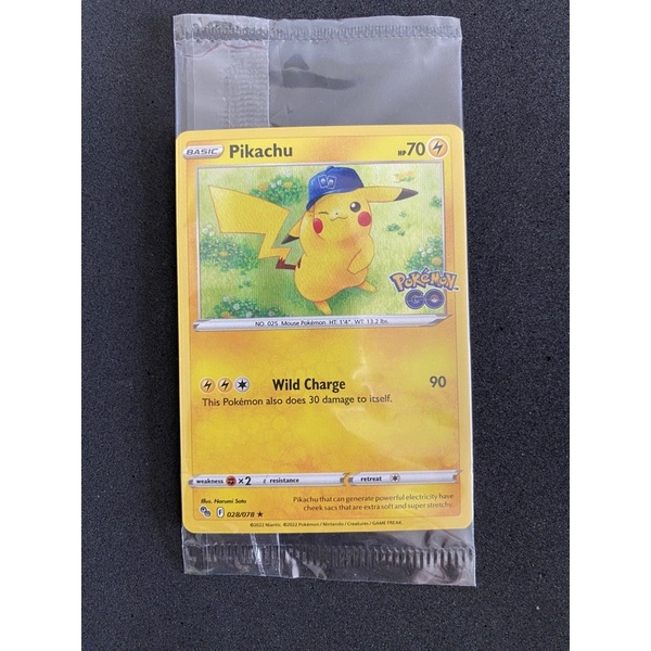 Pokemon TCG Pikachu - 028/078 Holo Rare (Sealed) | Shopee Singapore