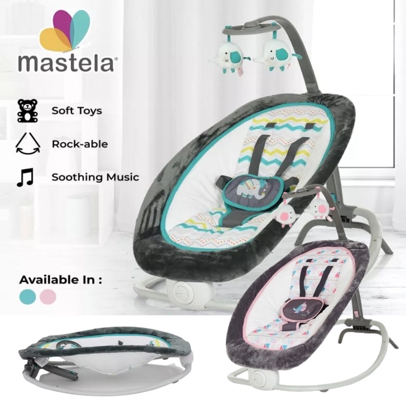 Mastela Baby Premium Rocker Bouncer Rocking Swing Feeding Chair ...