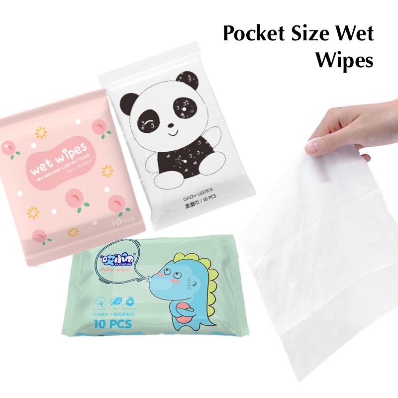Pocket Size Baby Wet Wipes Soft Wet Tissue for Kids use | Shopee Singapore