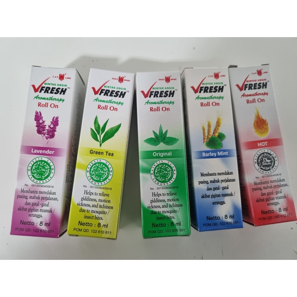 SG Shop VFresh Aromatherapy Oil Roll On (V FRESH READY STOCK in SG ...