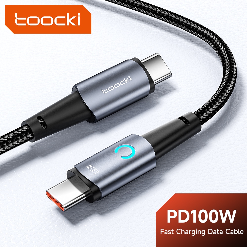 Toocki LED USB Type C Cable 100W PD Fast Charging Charger PD60W USB-C ...