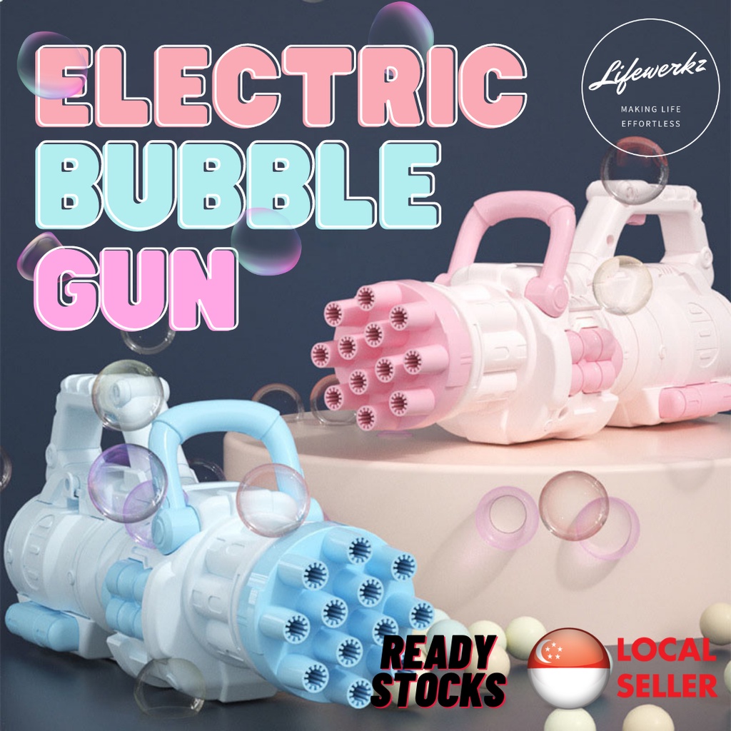 SG Seller | Bubble Gun | Electric Bubble Gun | Kids Bubble Gun | Bubble ...
