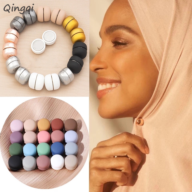 Muslim Fashion Headscarf Magnets No Snage Strong Safety Pins Hijab ...