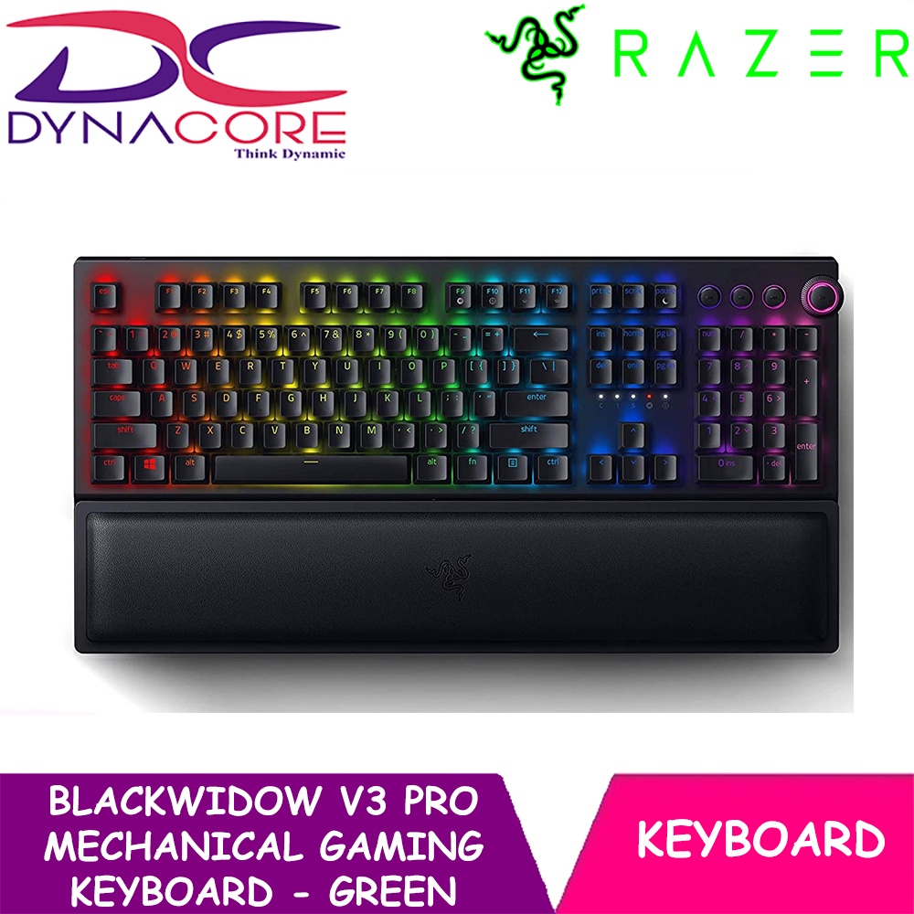 DYNACORE - Razer BlackWidow V3 Pro Mechanical Gaming Keyboard - Green ...
