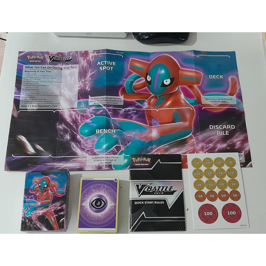 Pokemon TCG Psychic Type Starter Deck (Deoxys playmat) | Shopee Singapore