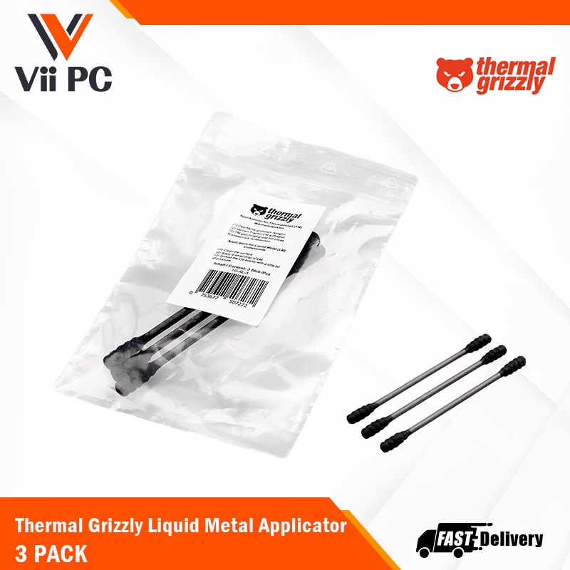 Thermal Grizzly Liquid Metal Applicator - 3 Pieces - allow the Liquid ...
