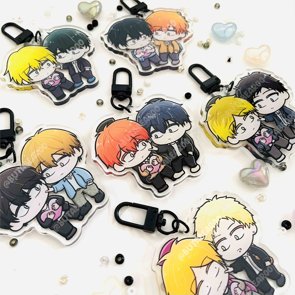 BL SERIES KEYCHAINS (Given, sasaki to miyano, Dakaretai Otoko-1i ni ...