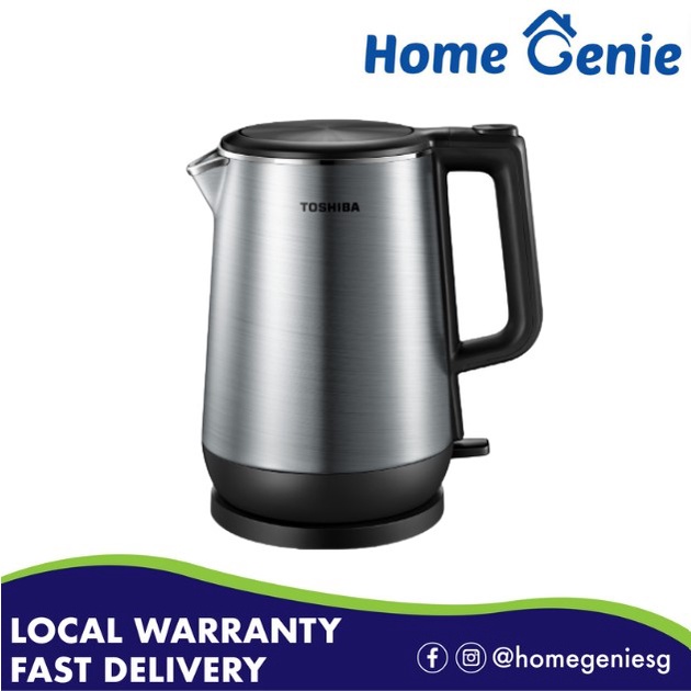 Toshiba 1.7L Electric Kettle KT-17DRRS | Shopee Singapore