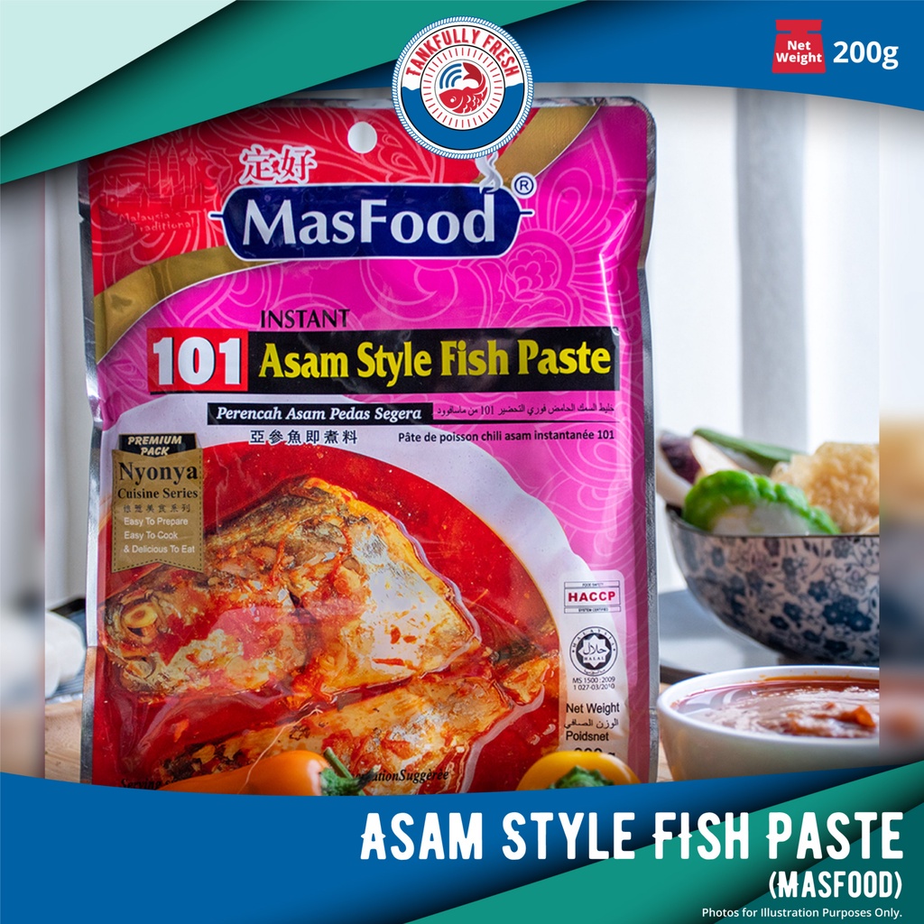 Masfood Asam Style Fish Paste 200g | Shopee Singapore