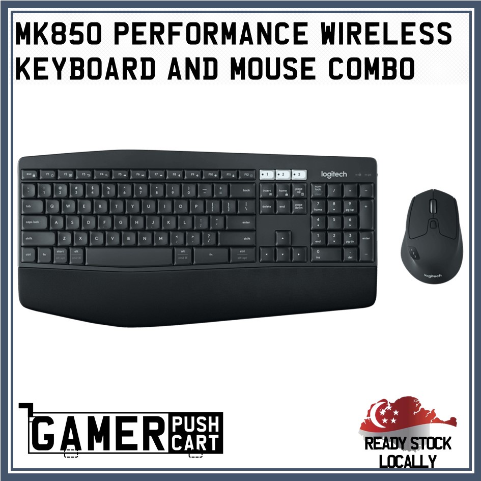 Logitech Mk850 Performance Wireless Keyboard And Mouse Combo Shopee Singapore