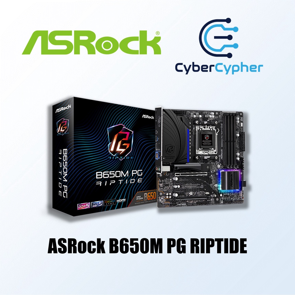 ASRock B650M PG RIPTIDE AM5 Motherboard | Shopee Singapore