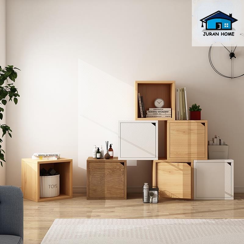 Free Combination Lattice Cabinet Simple Modern Bookcase Bookshelf ...