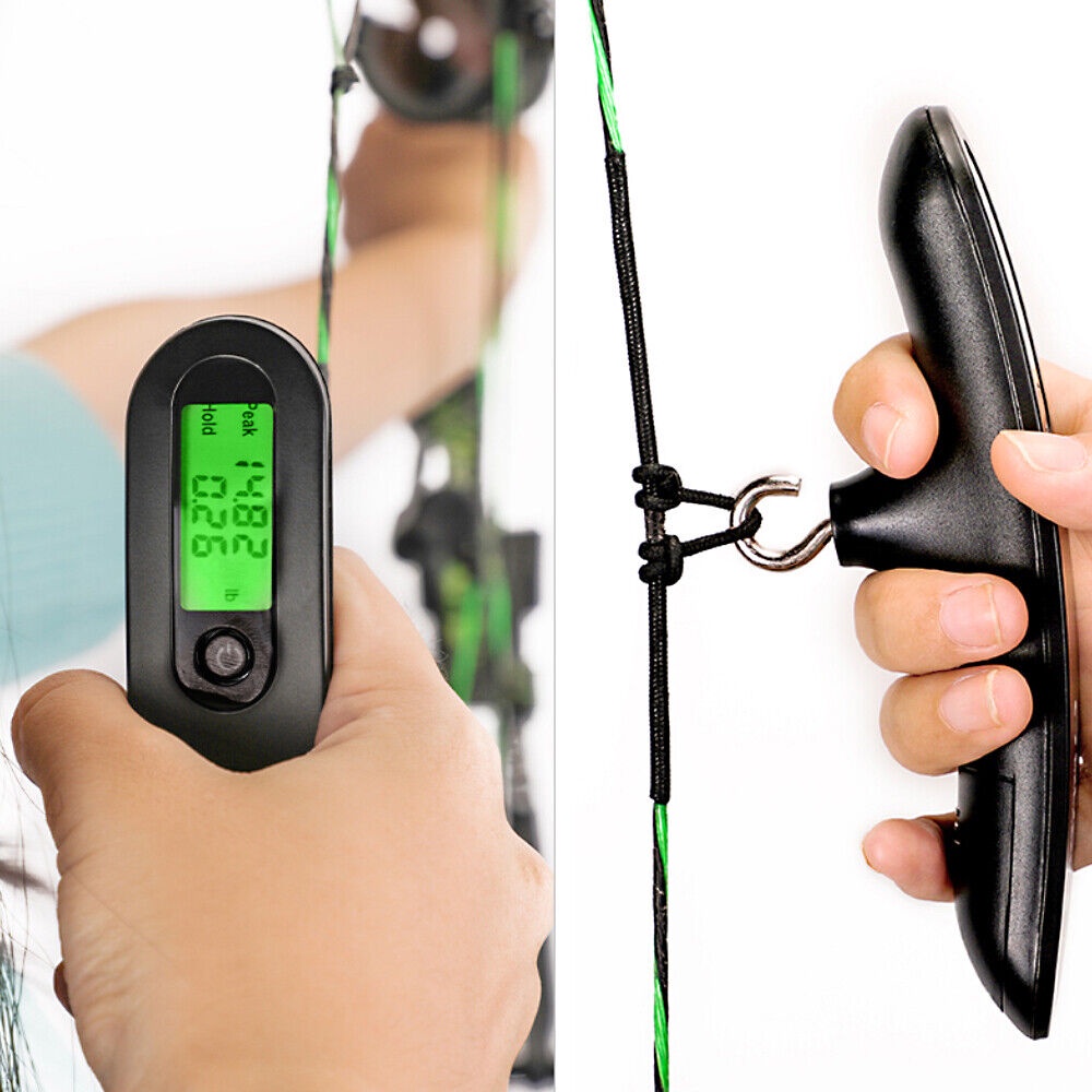 Archery Bow Scale 0-110lbs Luggage Draw Weight Measure Tool Compound ... Archery Bow Scale 0-110lbs Luggage Draw Weight Measure Tool Compound ...
