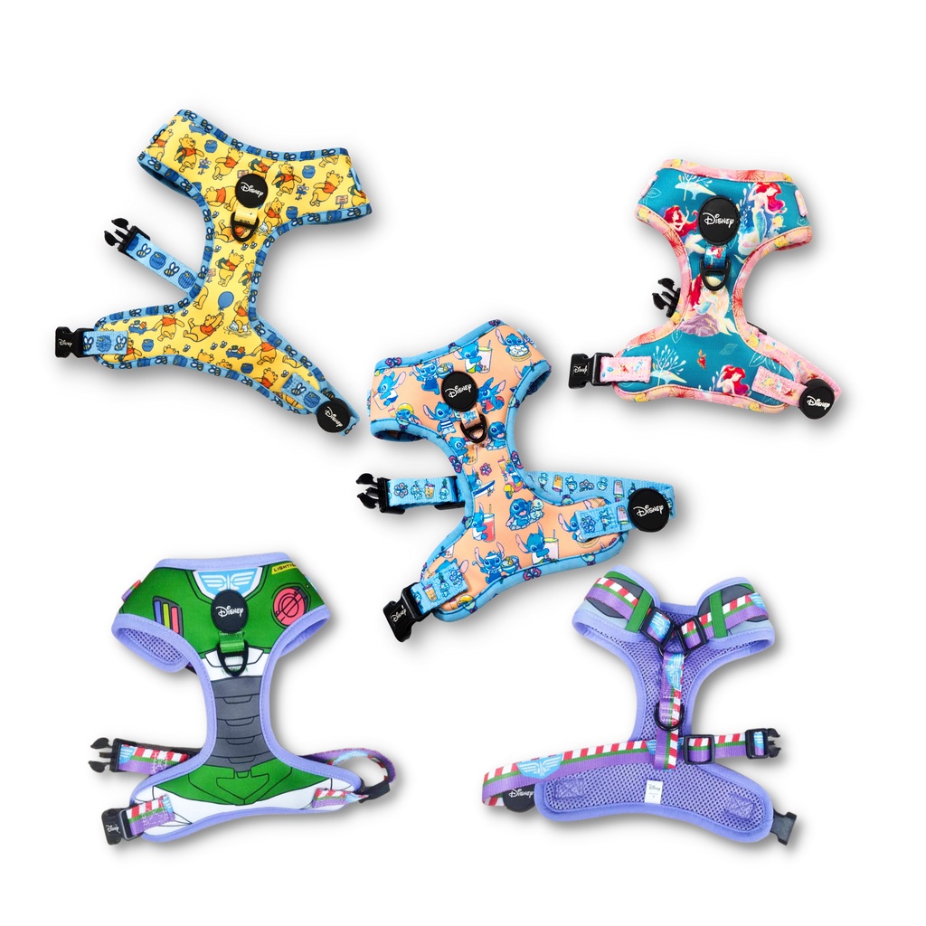 Disney Adjustable Harness (Design: Foodie Stitch, Winnie The Pooh ...