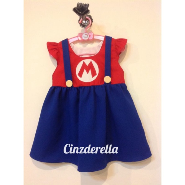[SG READY STOCKS] Super Mario Girls Dress Birthday Theme Party ...
