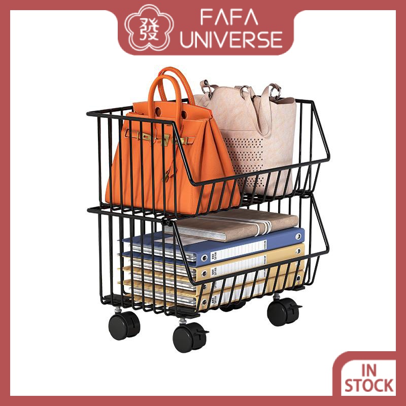 Under-desk shelf removable trolley office storage cabinet wrought iron ...