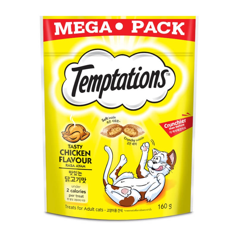 Temptations Tasty Chicken Value Pack 160g | Shopee Singapore