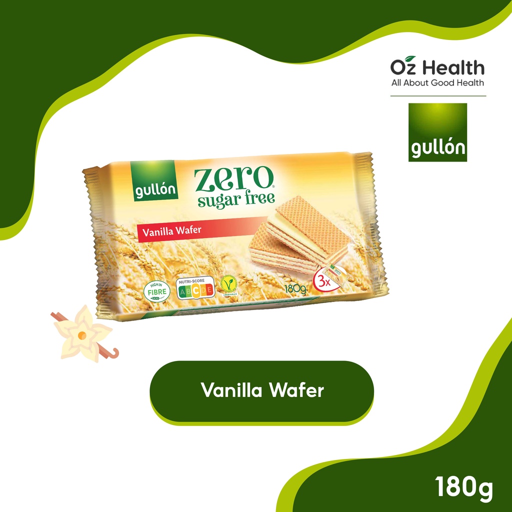 Gullon Zero Sugar Free Vanilla Wafer High Fiber | 180g | Shopee Singapore