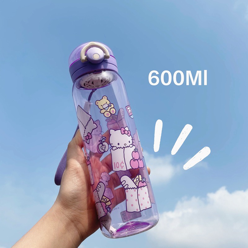 Hello kitty antibacterial Nozzle Bottle Kids Children Flip top Water Bottle *BPA free *Good ...