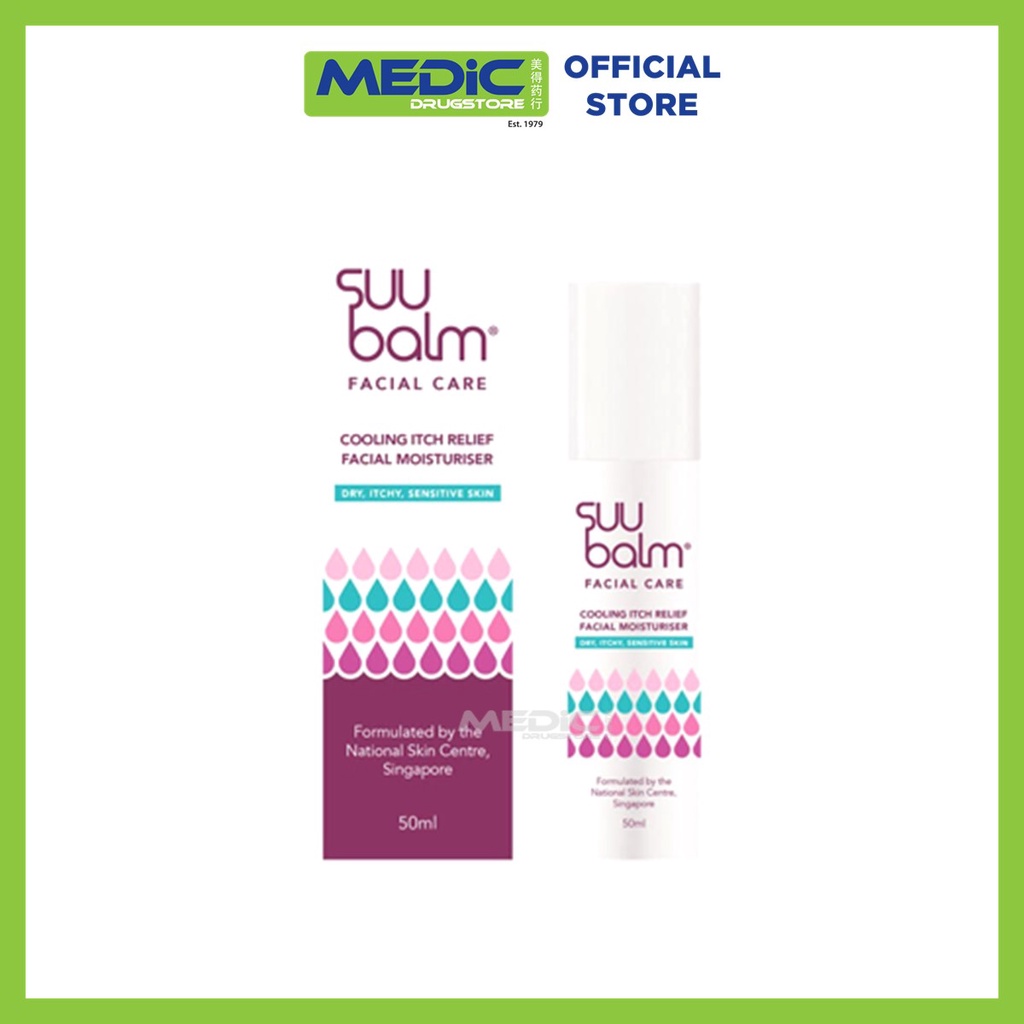 [Bundle of 2] Suu Balm Cooling Itch Relief Facial Moisturiser 50ml - By ...