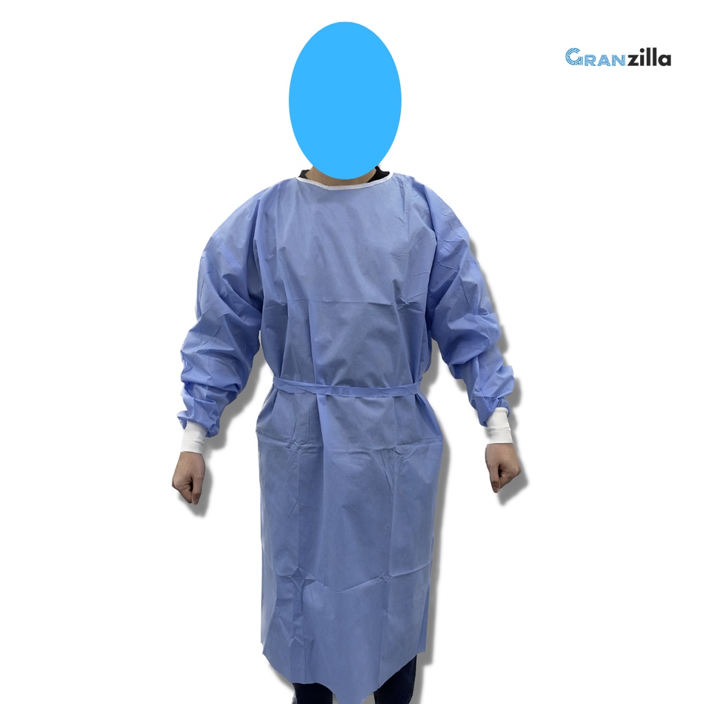 Granzilla Isolation Gown Disposable Medical Grade AAMI Level 2 PPE Suit ...
