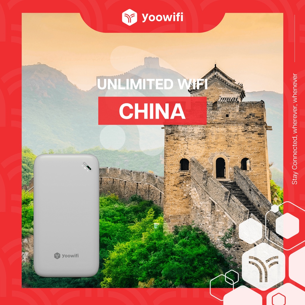 Yoowifi China Unlimited data Pocket Wifi hotspot Rental Travel Wifi ...