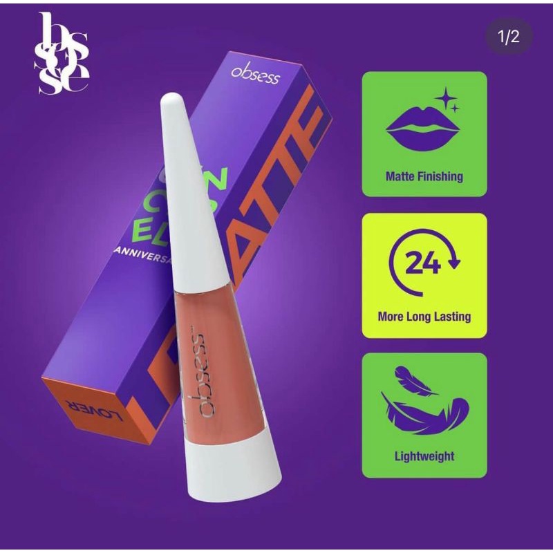 6INCERELY ANNIVERSARY EDITION Lipmatte by Obsess Cosmetics | Shopee ...