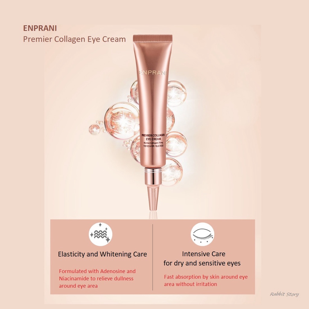 100% Authentic ENPRANI Premier Collagen Eye Cream 75mg (25ml) | Shopee ...