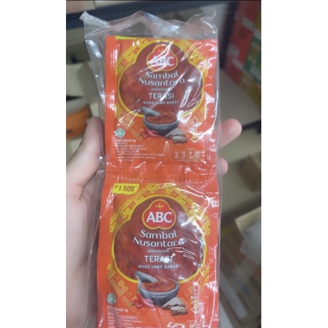 *NEW PACKAGING*[1 pack 10 sachet] ABC Sambal Terasi sachet -10 sachet x ...
