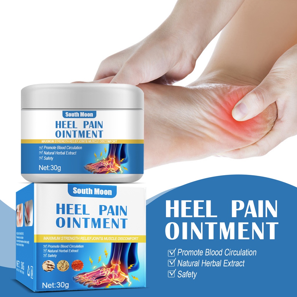 30g Heel Pain Relief Ointment Foot Achilles Tendinitis Treatment Cream Rheumatism Arthritis Spur ...
