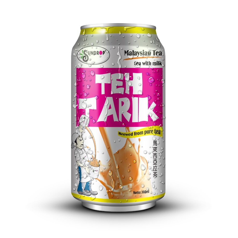SUNDROP Teh Tarik (Milk Tea Malaysia) 300ml x 4 cans | Shopee Singapore