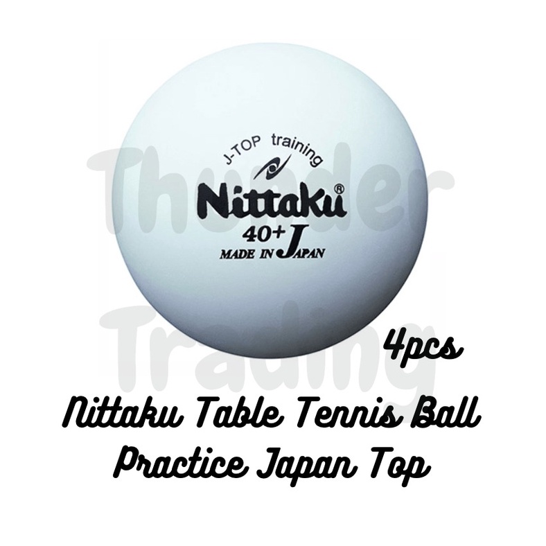 Nittaku Table Tennis Ball Japan Top Perfect training ball ( 4pcs ...