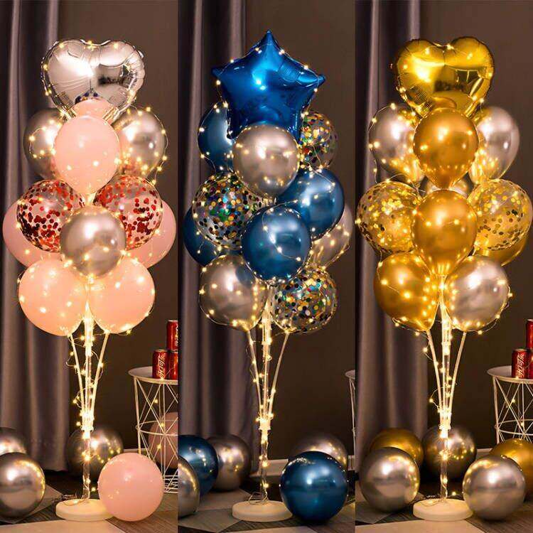 [SG READY STOCK]150cm Balloon Stand with balloons and fairty lights ...