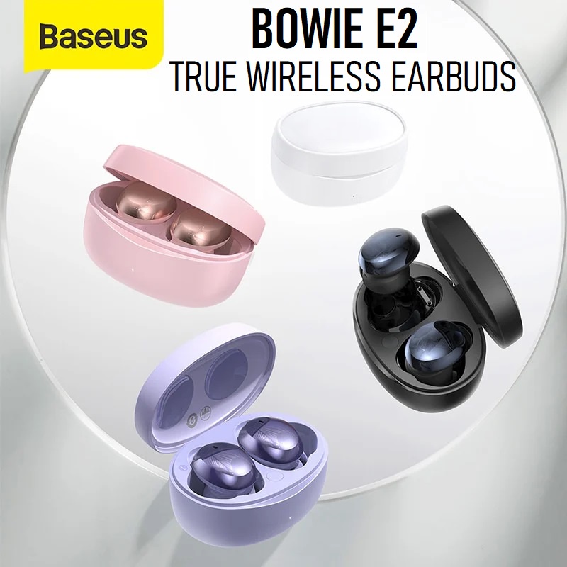 Baseus E2 True Wireless Bluetooth Headphones Earbuds Earpiece TWS with ...
