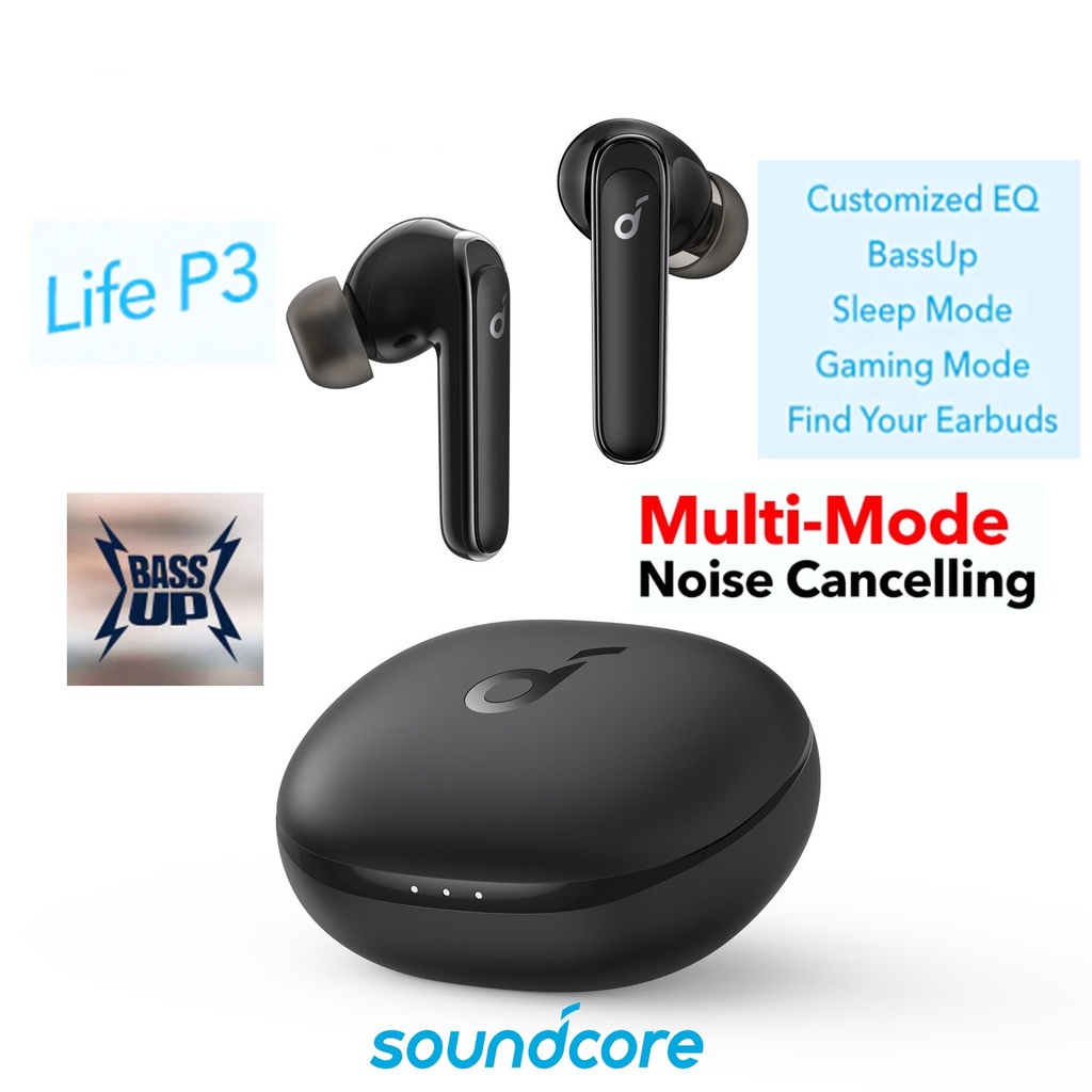 Soundcore Life P3 TWS Multi-mode Noise Cancelling Earbuds, Wireless ...