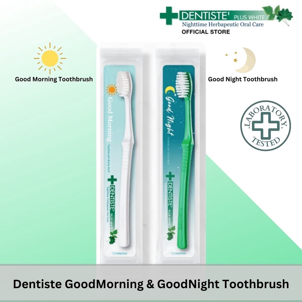 Dentiste Good Morning and Good Night Toothbrush (Free Gift) | Shopee ...