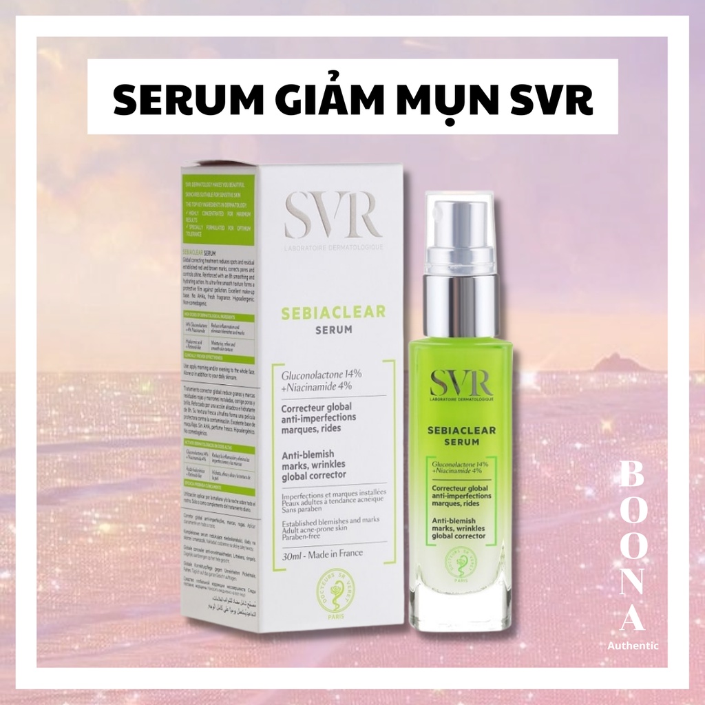[SVR] - Sebiaclear Alkaline And Reduce Acne Serum 30ml | Shopee Singapore