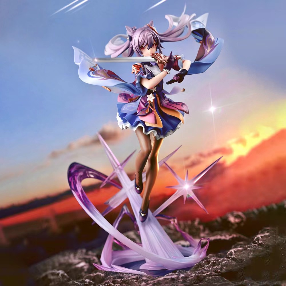 Keqing Genshin Impact Anime Figure Liyue Alioth Keqing Genshin Action ...