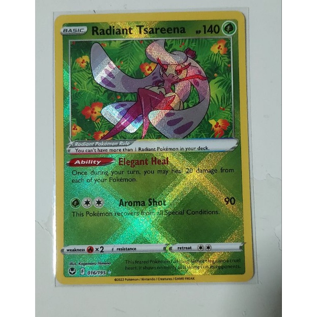 Pokemon radiant tsareena silver tempest card | Shopee Singapore