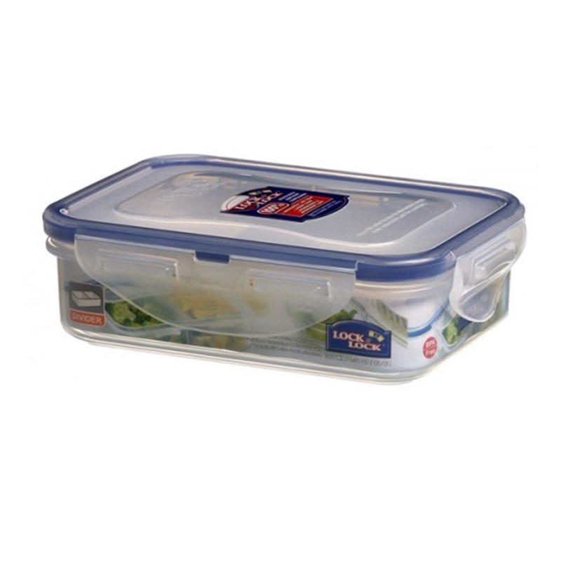[Membership] Lock & Lock Classic Food Container With Divider 360ml Rect ...