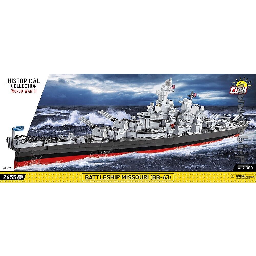[SG STOCK] COBI WW2 USS MISSOURI BATTLESHIP 4837 (LEGO compatible ...