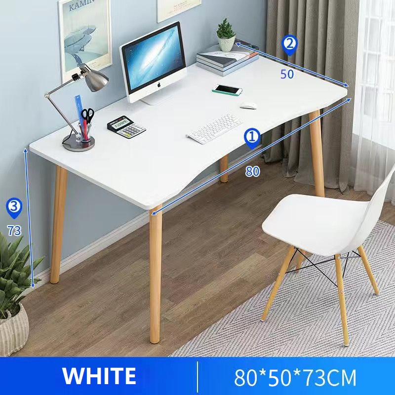 [🔥SG Ready Stock] 60/80/100x40/50cm Nordic Study Table Laptop Home ...