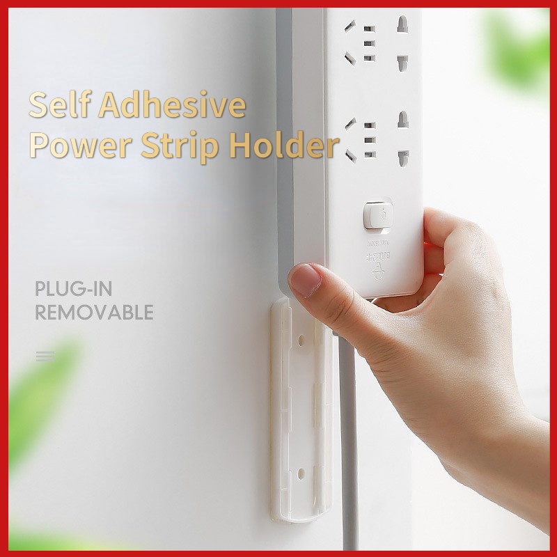 [SG&Local Stock]Self Adhesive Power Strip Holder Extension socket ...