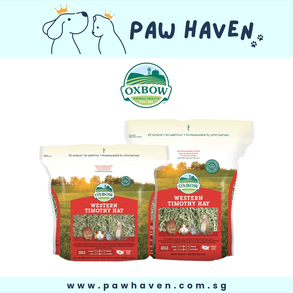 [BUNDLE DEAL] Oxbow Western Timothy Hay (4 Sizes) | Shopee Singapore