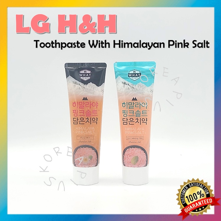 [LG H&H] Toothpaste With Himalayan Pink Salt 100g | Shopee Singapore