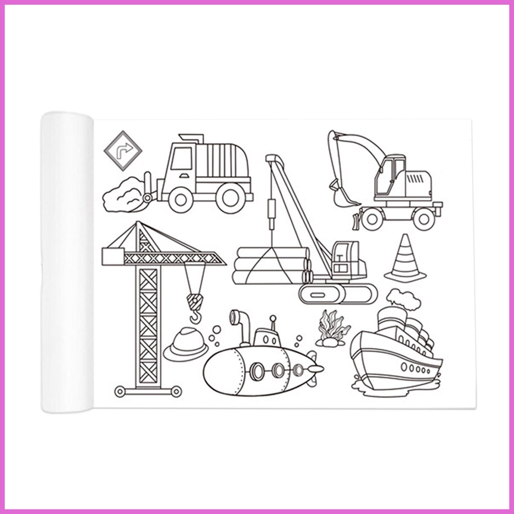 Giant Coloring Poster Drawing Paper for Kids Continuous Coloring Paper ...