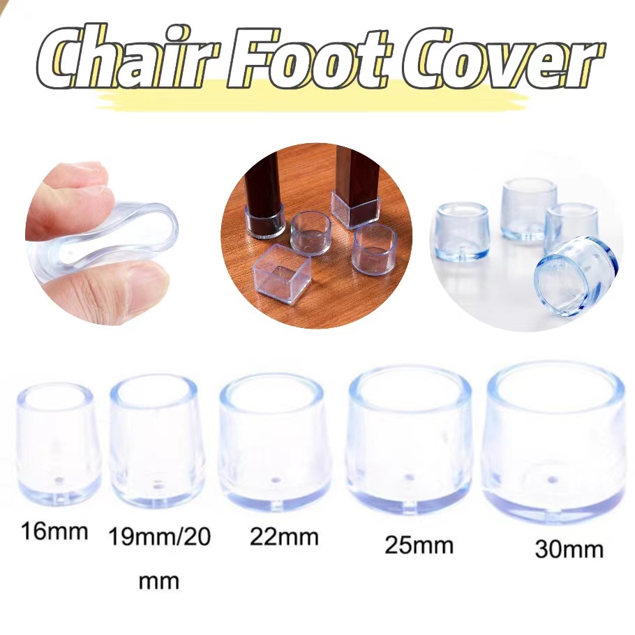 Chair Leg Caps Rubber Feet Protector Pads Furniture Leveling Feet ...