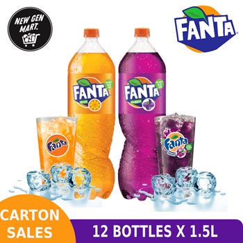 [Carton Sales] Assorted FANTA Drinks 1500ml x 12bottles | Shopee Singapore