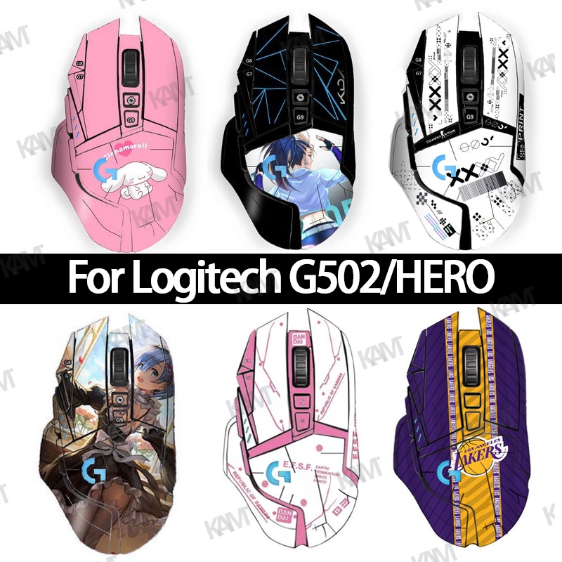 Kam For Logitech G502 HERO mouse skin anti-sweat sticker elastic non ...
